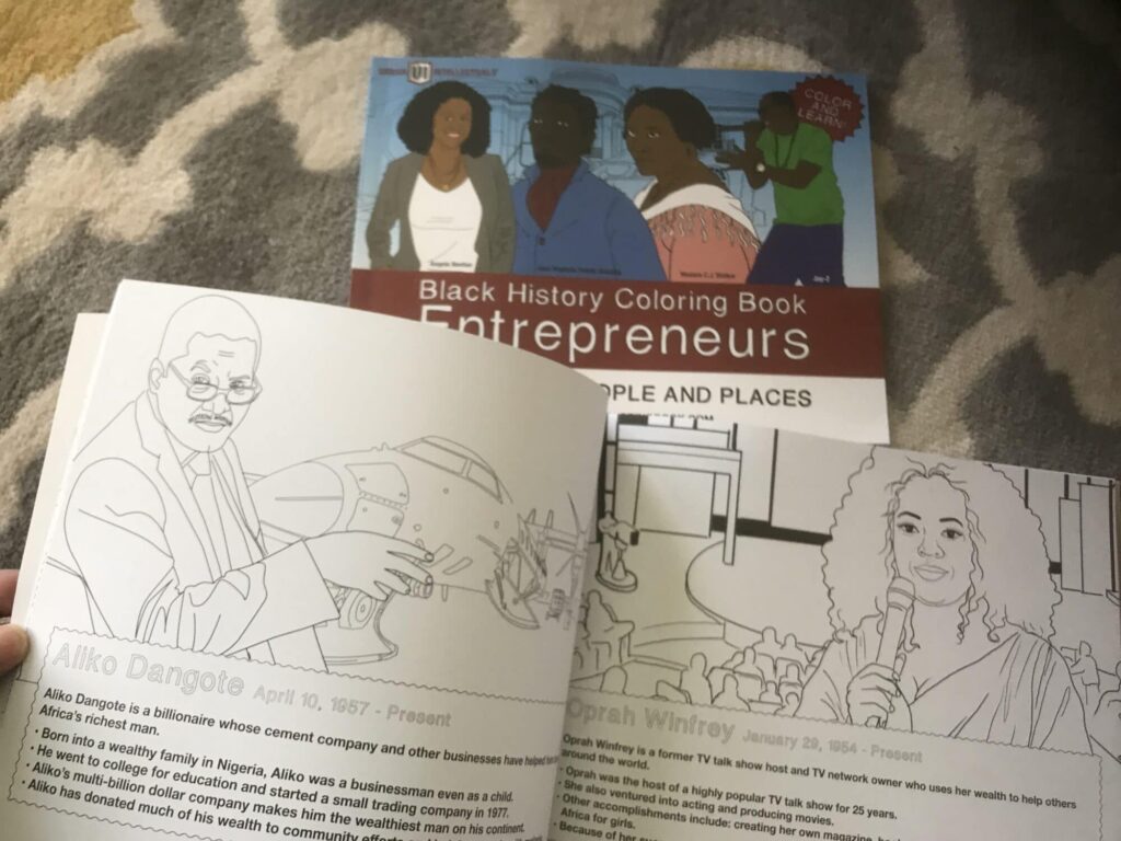 Black History Coloring Book: Entrepreneurs - Sankofa Club